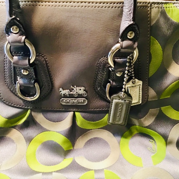 Coach | Bags | Coach D9713861 Sabrina Op Art Sateen Preowned | Poshmark